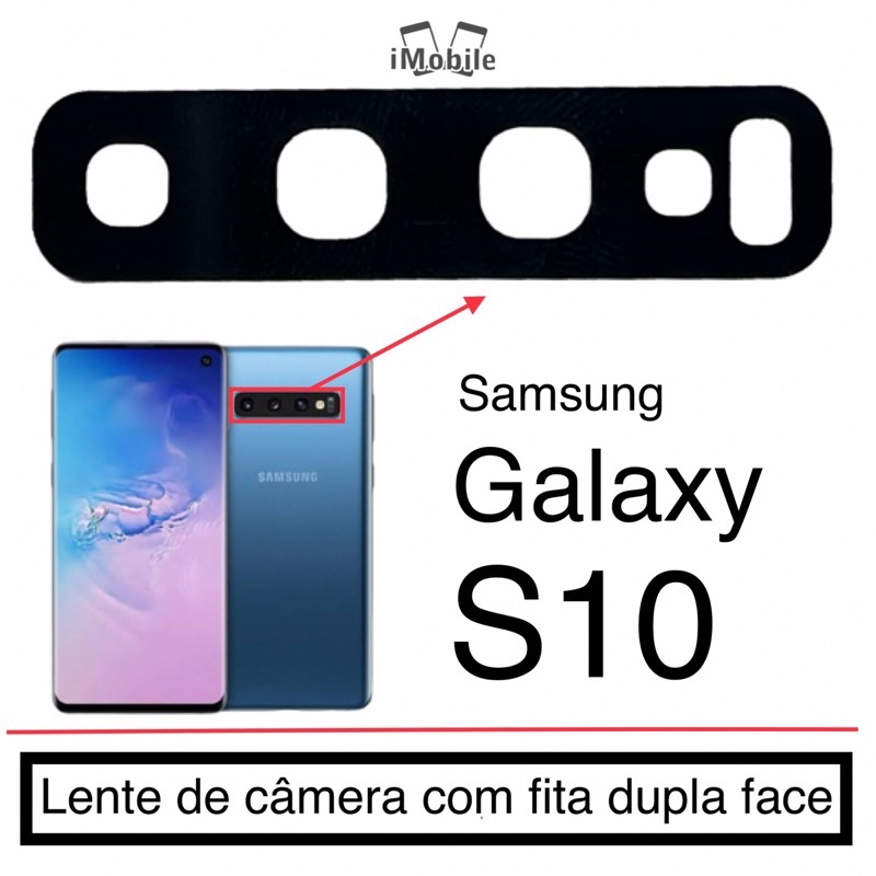 LENTE DA VIDRO CAMERA SAMSUNG GALAXY S10 /s10 plus | Shopee Brasil