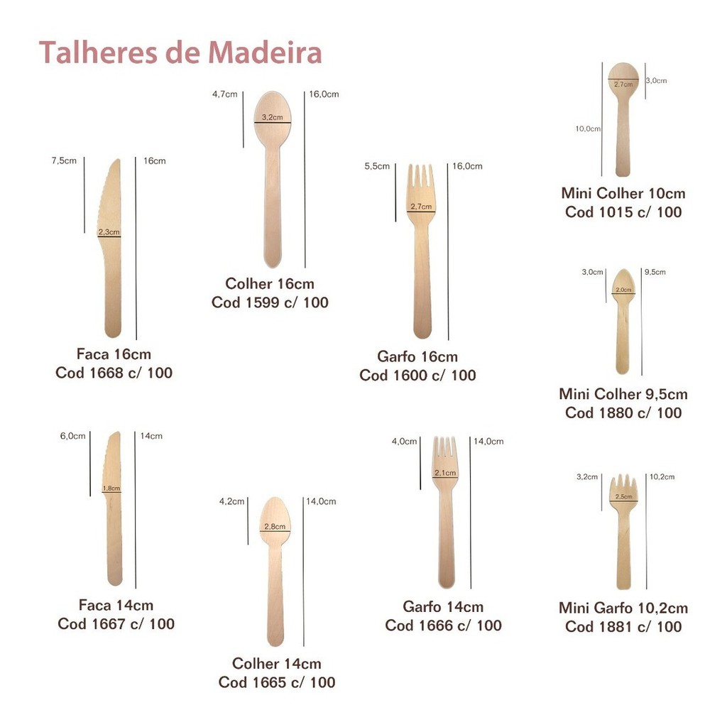 Mini Colher De Madeira 10cm Descartável 100 Uni | Shopee Brasil
