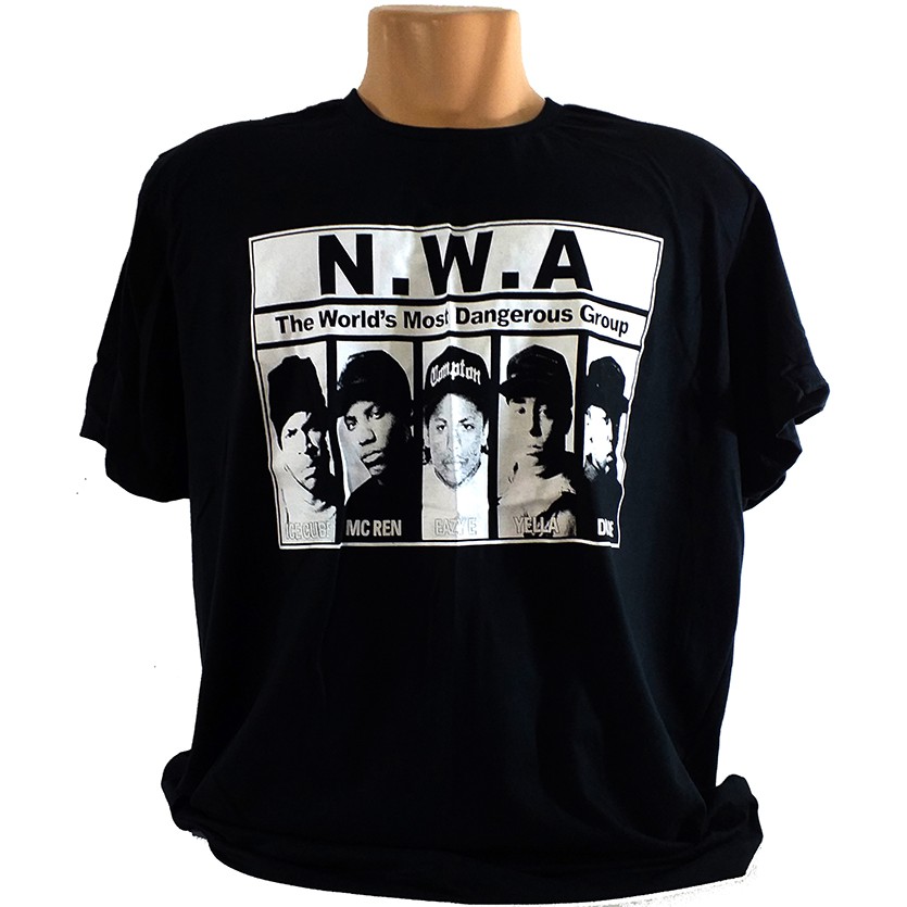 Camiseta Nwa 001. Camiseta Grupo Rap Nwa Hiphop | Shopee Brasil