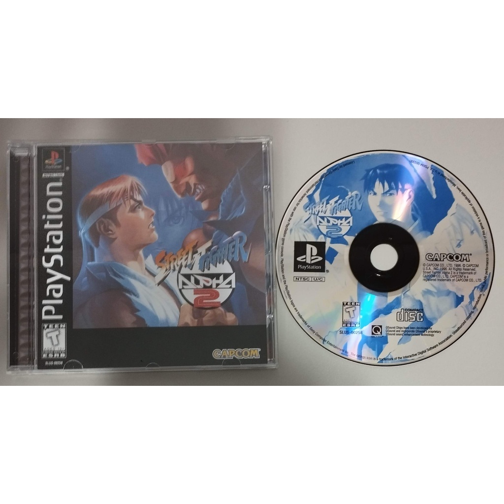PS1 - STREET FIGHTER ALPHA 2 (MÍDIA PRETA) | Shopee Brasil