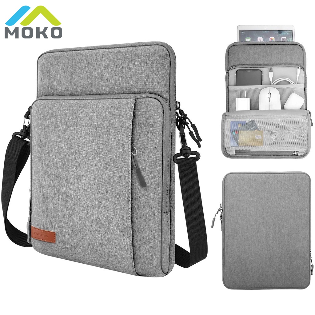 MoKo 13.3Inch Laptop Sleeve Bag Carrying Case with Storage Pockets Fits ...