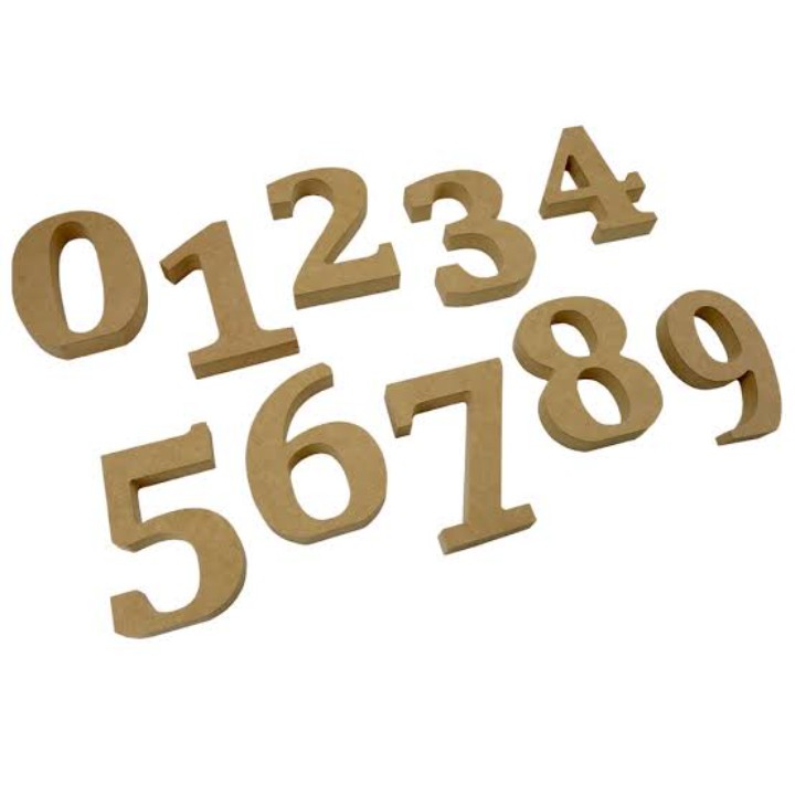 Número em mdf | Shopee Brasil