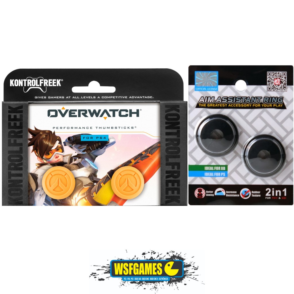 Kontrol Freek Overwatch + Control Shot Silicone - Controle Ps4 / Ps5 ...
