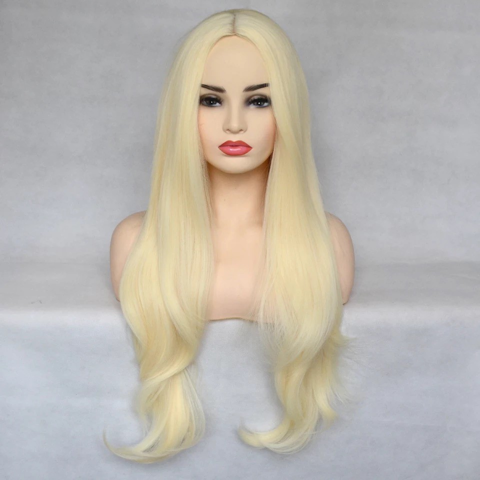 Peruca Loira S/Franja - Peruca Cosplay Barbie | Shopee Brasil