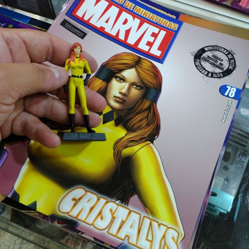 Boneco Eaglemoss Metal Cristalys | Shopee Brasil