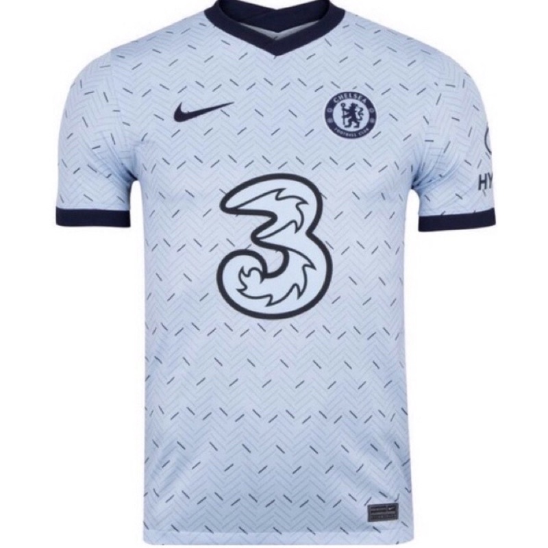 Camisa Camiseta do Time do Chelsea Azul Claro | Shopee Brasil