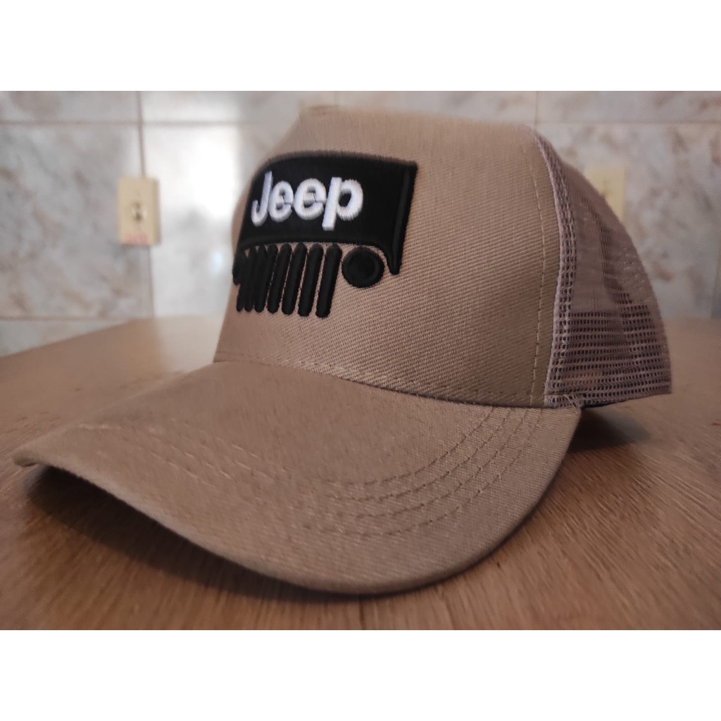 boné JEEP em ALTO relevo | Shopee Brasil