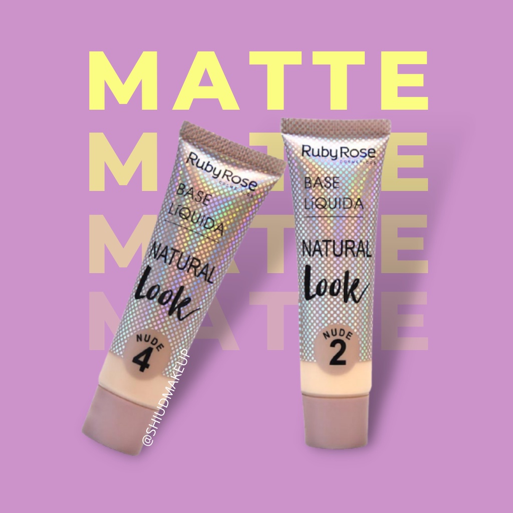 Base Natural Look - Ruby Rose | Shopee Brasil