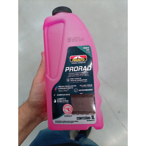 Aditivo radiador proauto prorad 1l | Shopee Brasil
