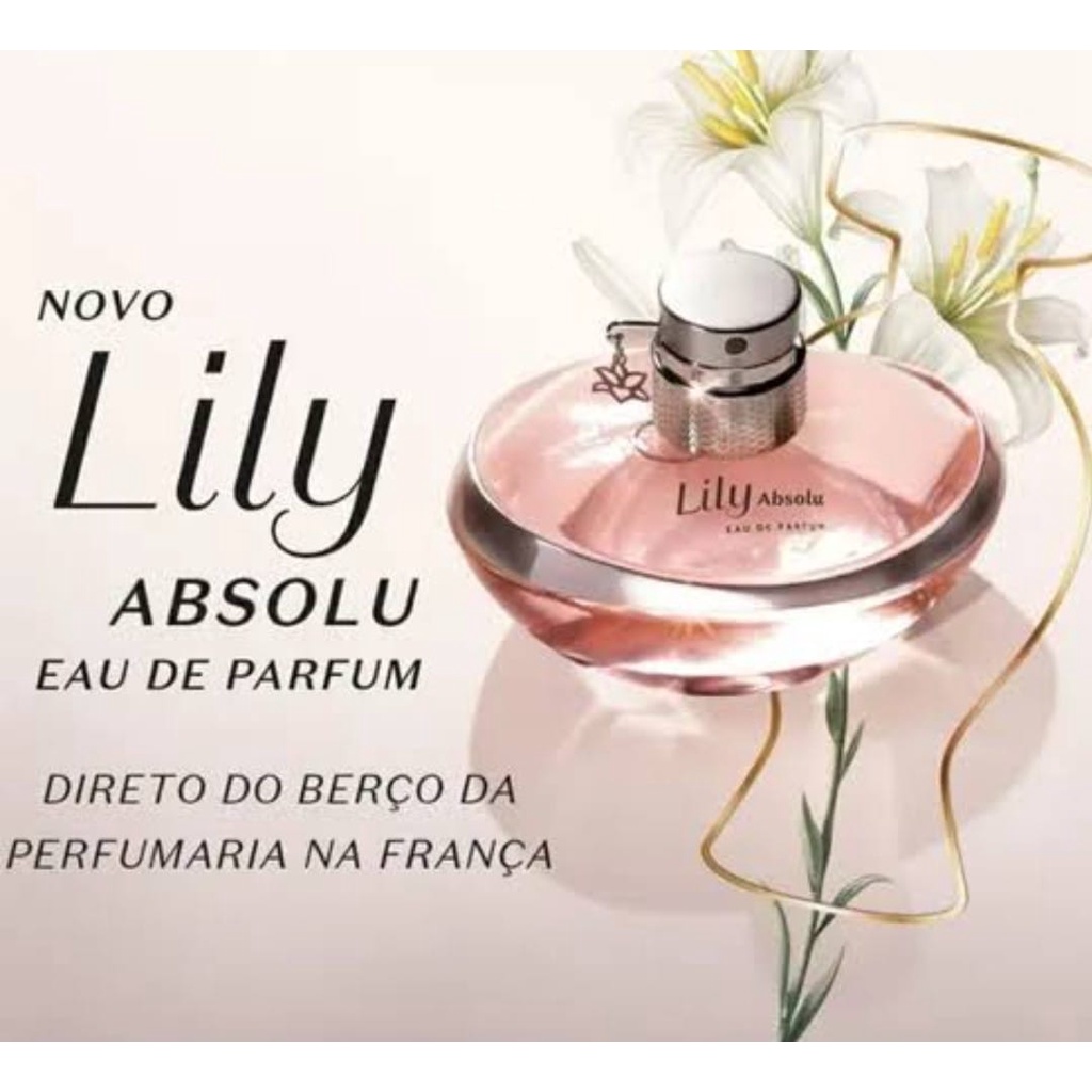 Novo Lily Absolu Boticario Eau De Parfum 75ml Original | Shopee Brasil
