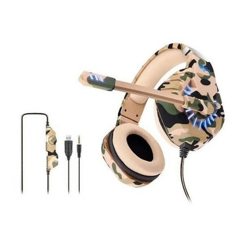 Fone Gamer Headset Gamer Gt84 Goldenultra Camuflado - Ps4/xbox/pc ...