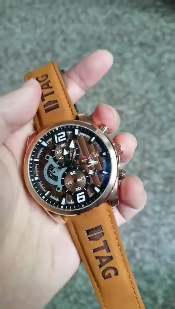 CR7 Red Bull Joint Quartz Relógio Masculino Esportivo Multifuncional À ...