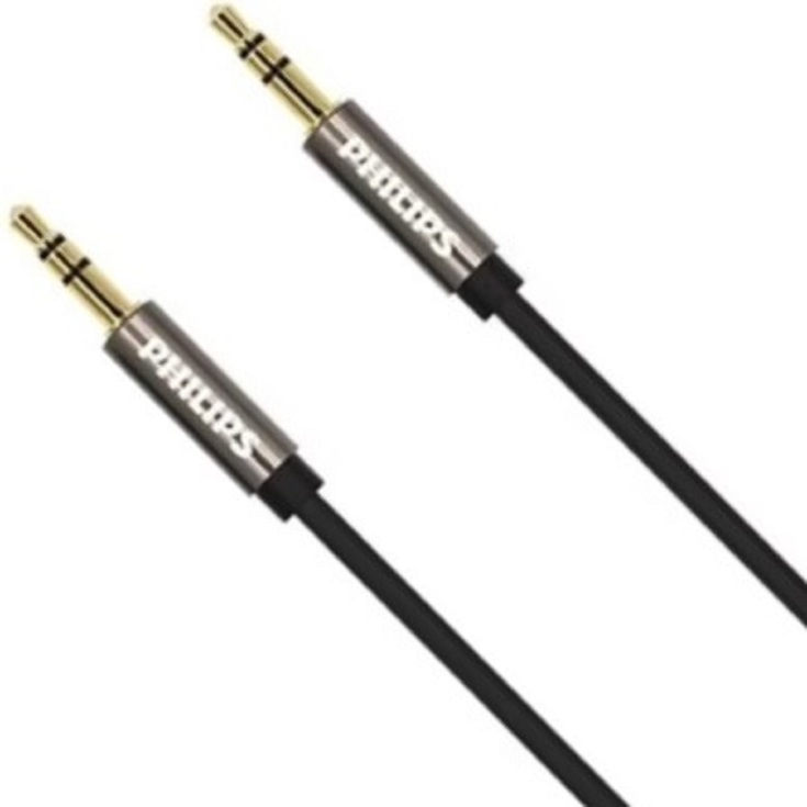 Cabo Audio Auxiliar P3 x P3 Aluminio 1,2m Studio 2.0 Philips | Shopee ...