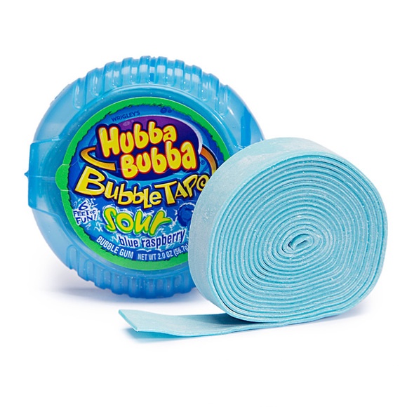 Hubba Bubba Bubble Tape - Sour Blue Raspberry - Importado dos EUA ...