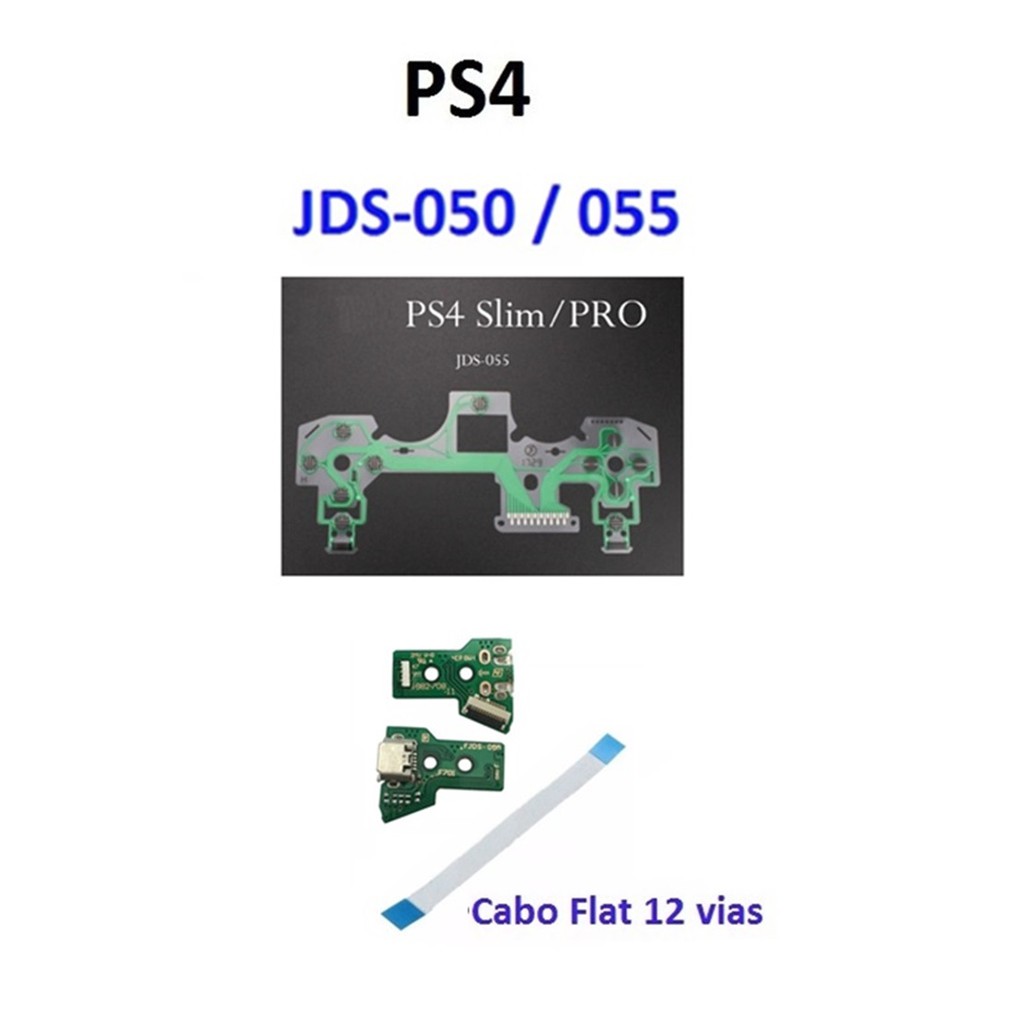 Kit Peças Controle PS4 JDS / JDM-050 / 055 | Shopee Brasil