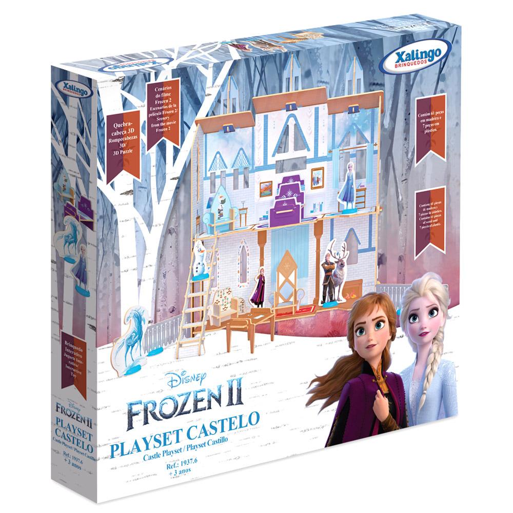 Castelo Da Frozen Playset Para Montar Xalingo 19376 | Shopee Brasil