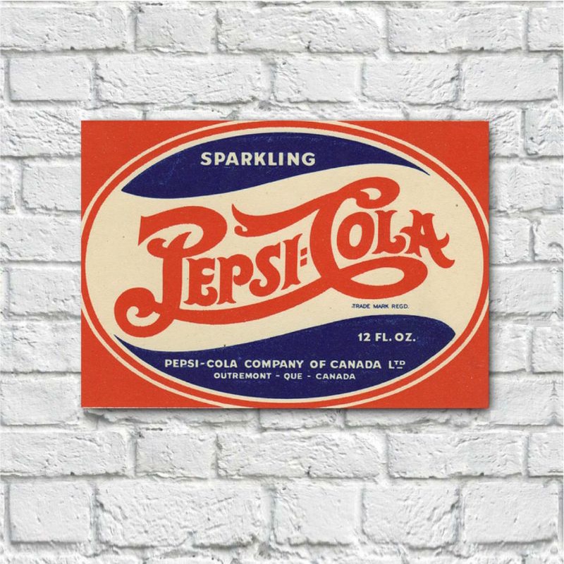 Placa decorativa / Pepsi Cola | Shopee Brasil