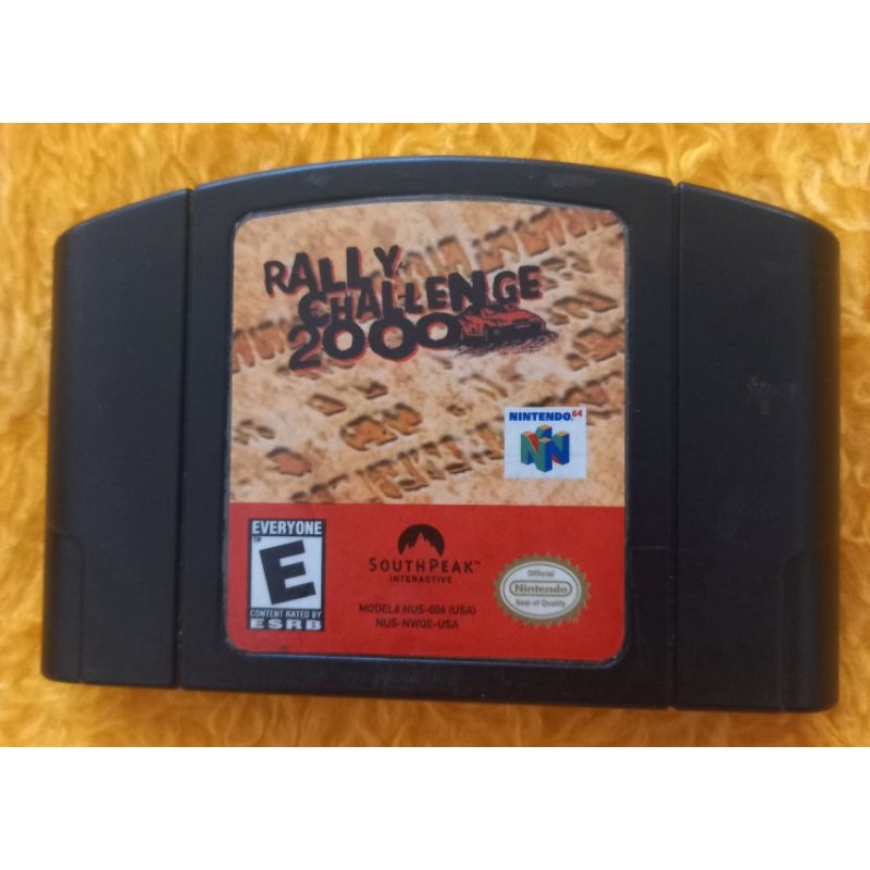Jogo Nintendo 64 Rally Challenge 2000 Fita Preta | Shopee Brasil