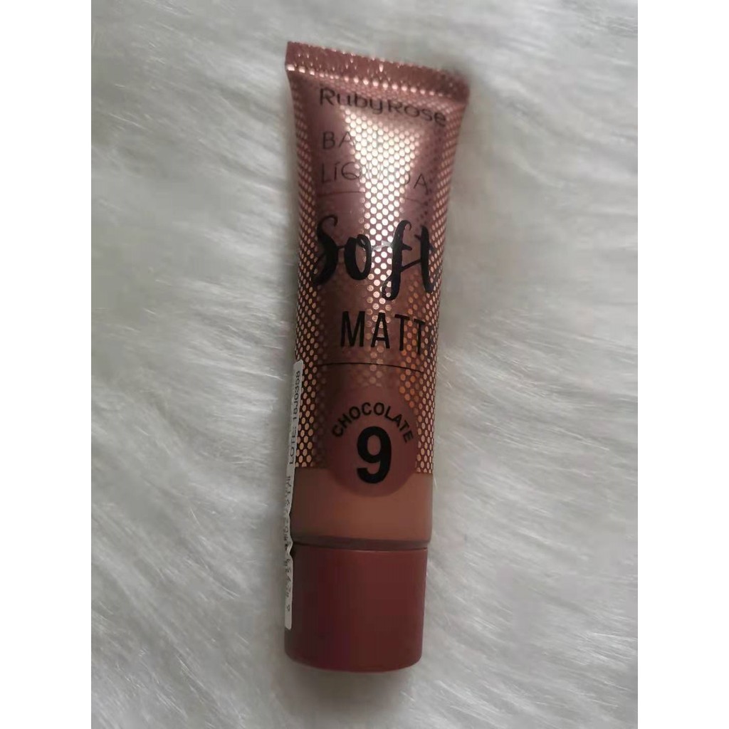 Base Liquida Matte Soft Ruby Rose Para Maquiagem Tom Bege e Chocolate ...