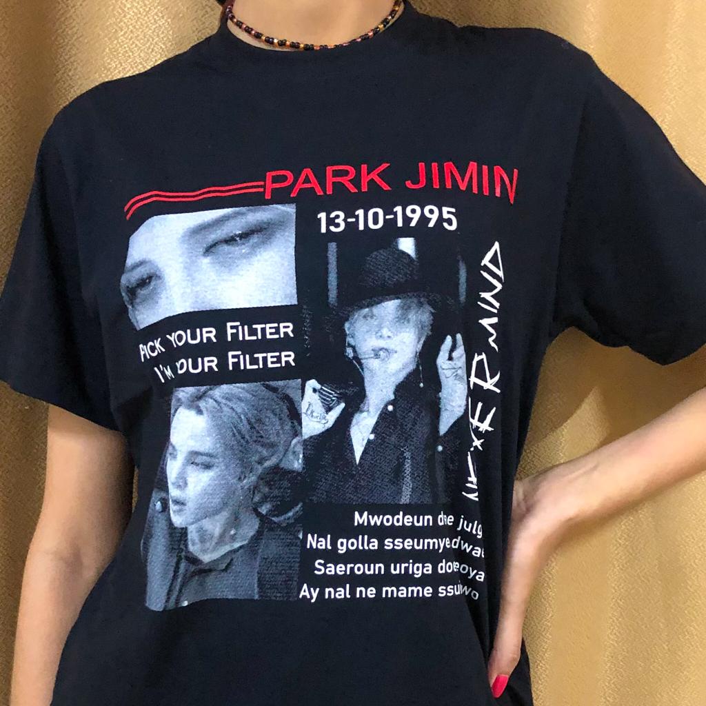 Camisa Jimin Filter | Shopee Brasil