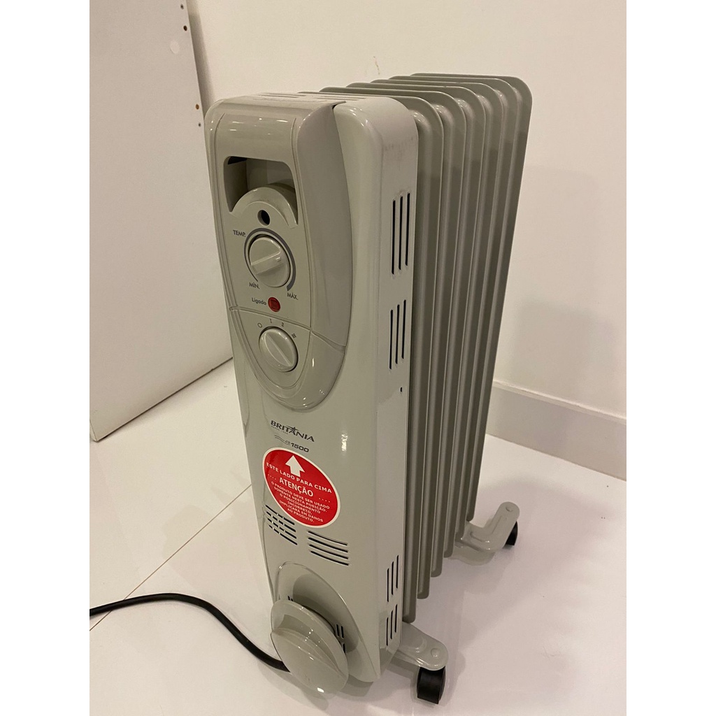 Aquecedor a óleo Britânia AB 1500W 220V | Shopee Brasil