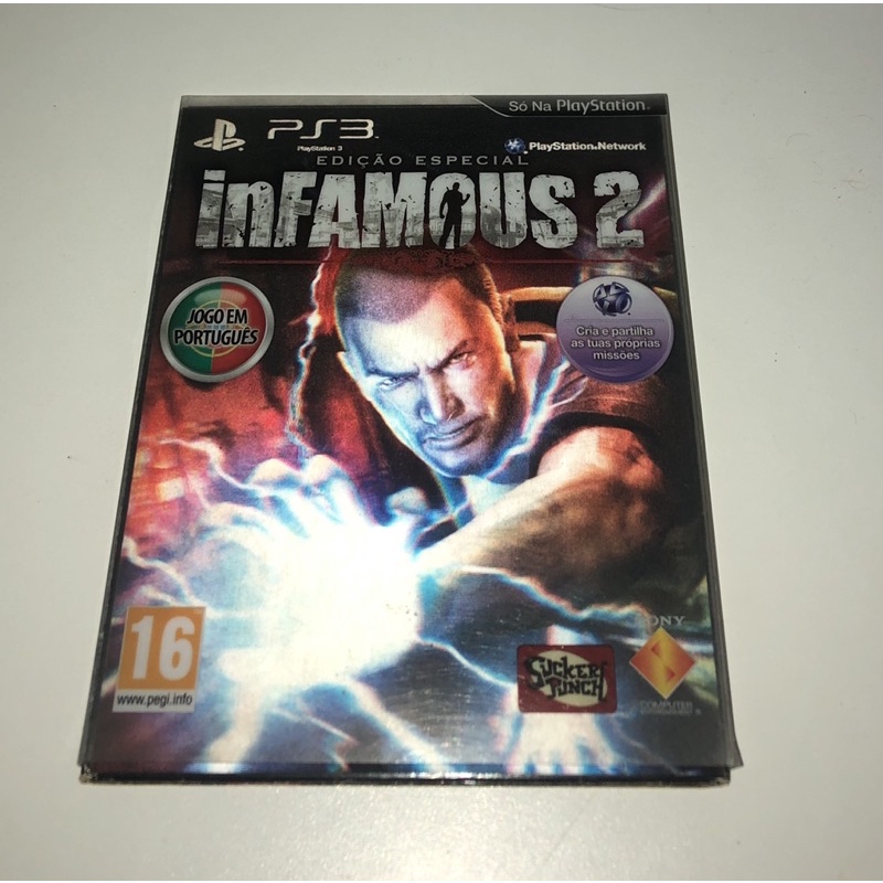 Infamous 2 PS3 ( EDIÇÃO ESPECIAL ) ( RARO ) | Shopee Brasil