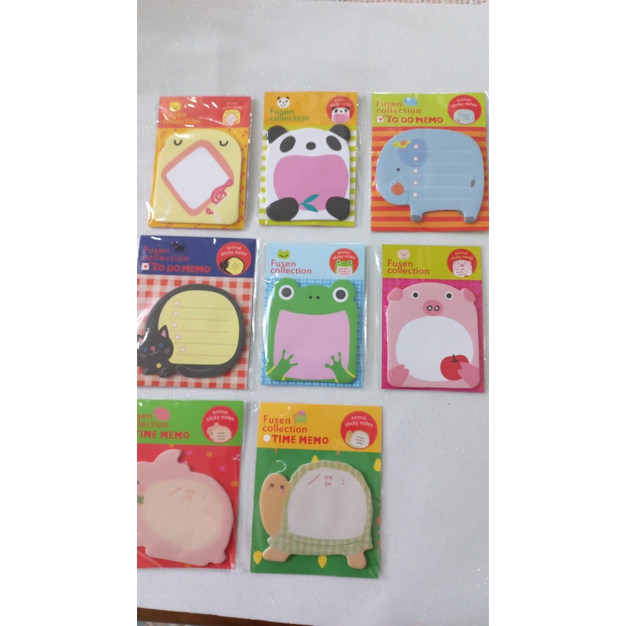 Adesivo tipo post it para recados bichinhos | Shopee Brasil