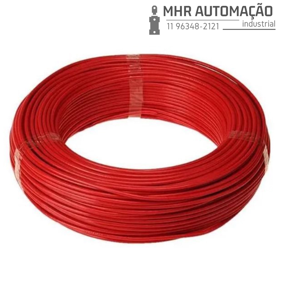 Fio Elétrico 0,5mm² Vermelho - Cabo Flex - Cabinho - METRO | Shopee Brasil