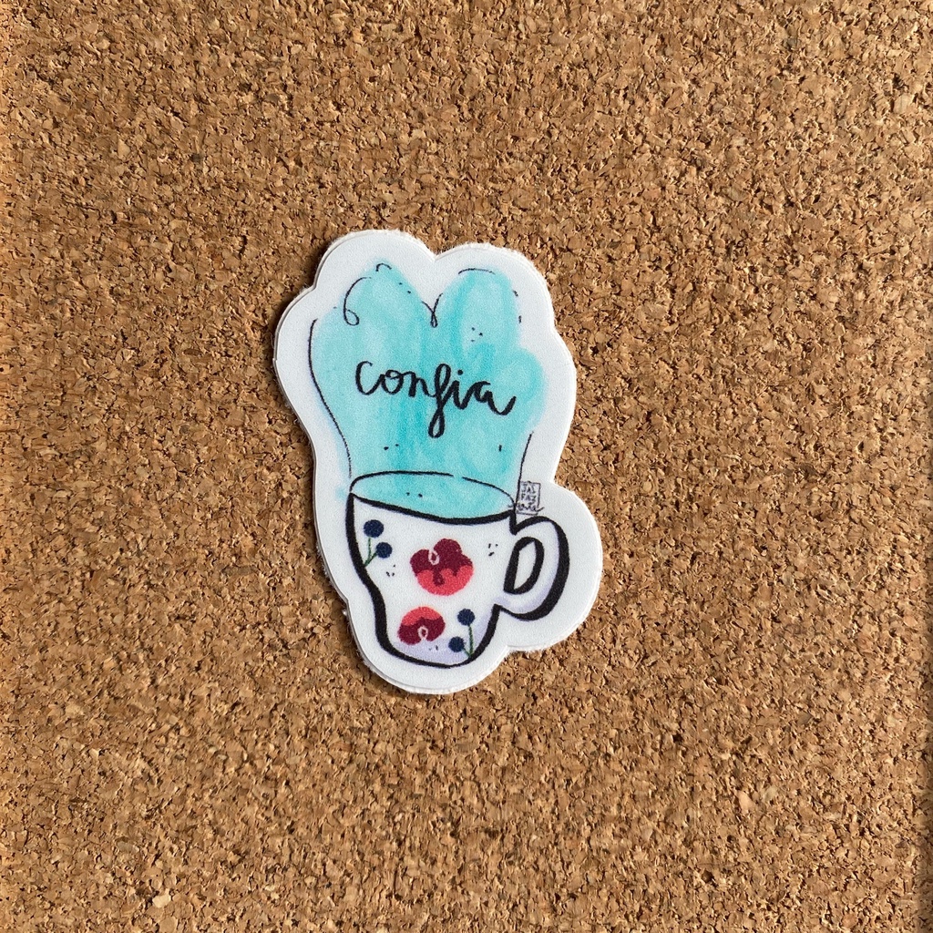 Adesivo - Confia | Shopee Brasil