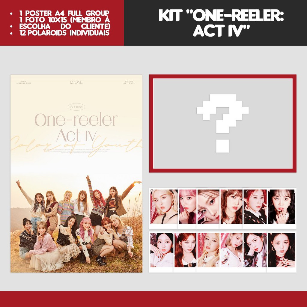Fankit Iz*one — "one–reeler: Act Iv" | Shopee Brasil