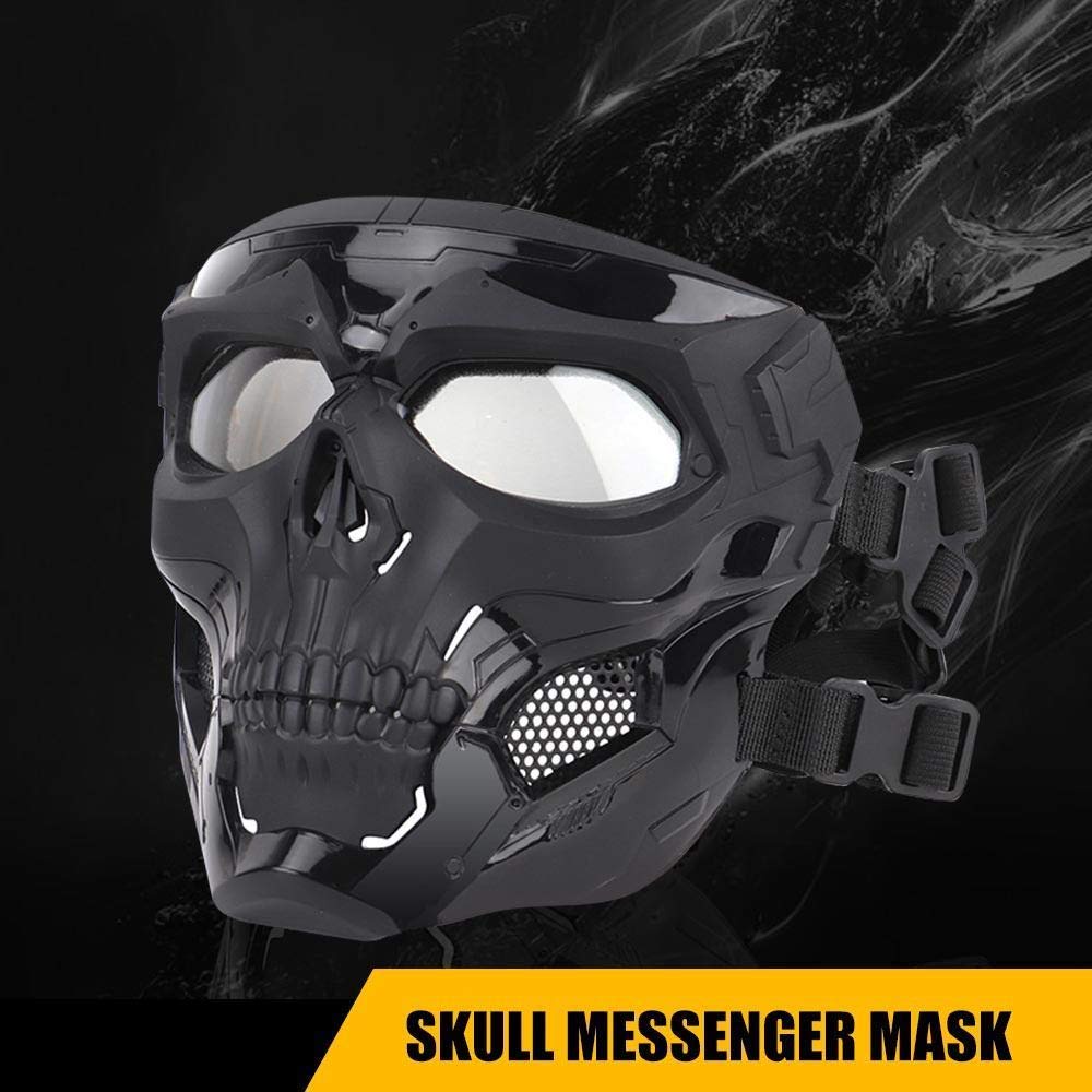 Skull Tactical Airsoft Masks Paintball Protective CS Full Face Mask ...