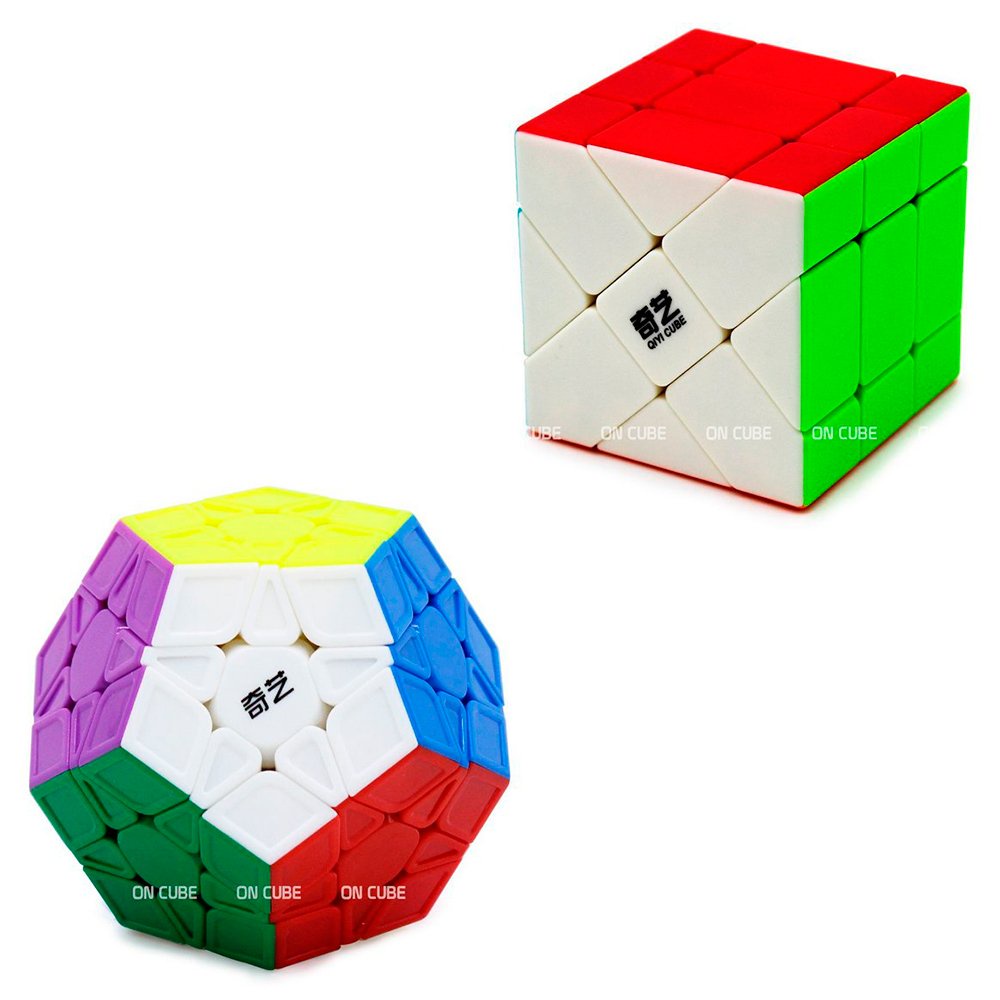 Cubo Mágico Fisher Cube + Megaminx Qiyi Stickerless (2 cubos) | Shopee ...