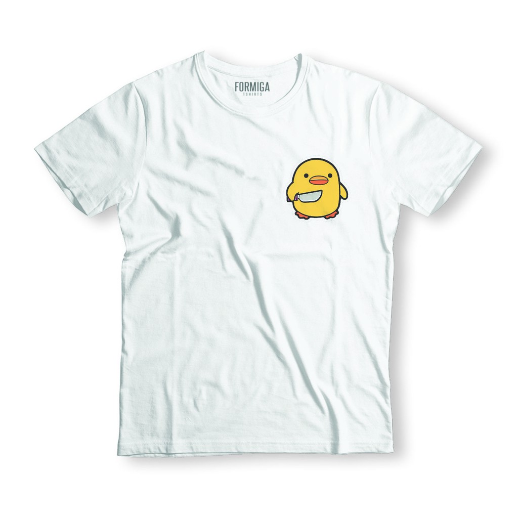 Camisa Camiseta Meme Pato Com Faca Bad Duck | Shopee Brasil
