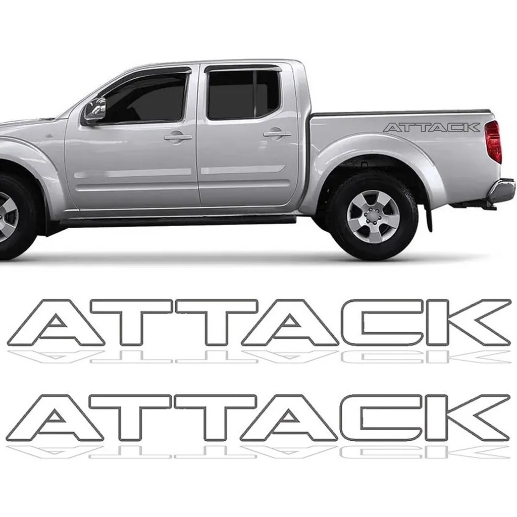 Par De Adesivo Lateral Frontier Attack 2012 2013 2014 2015 | Shopee Brasil