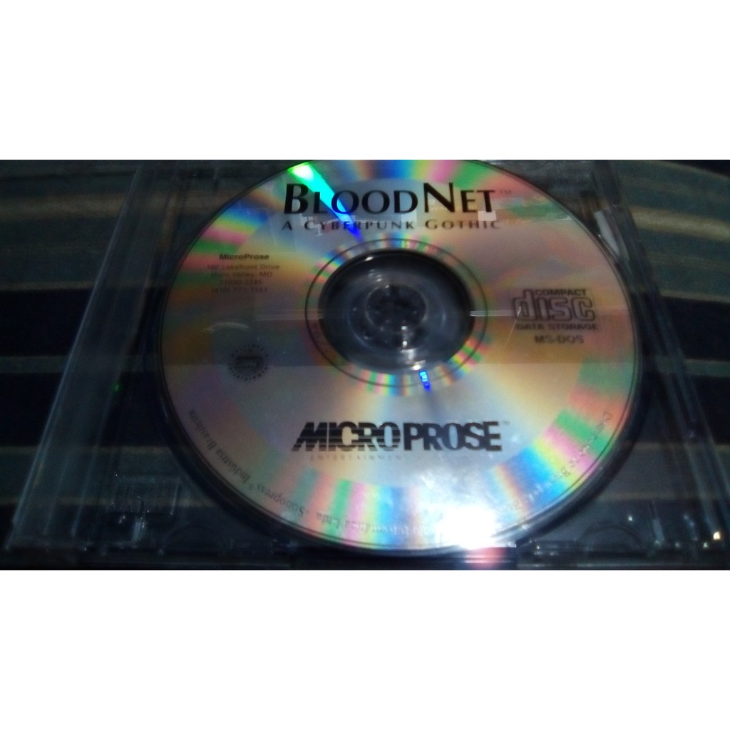 Blood Net A Cyberpunk Gothic Cd Ms-dos | Shopee Brasil