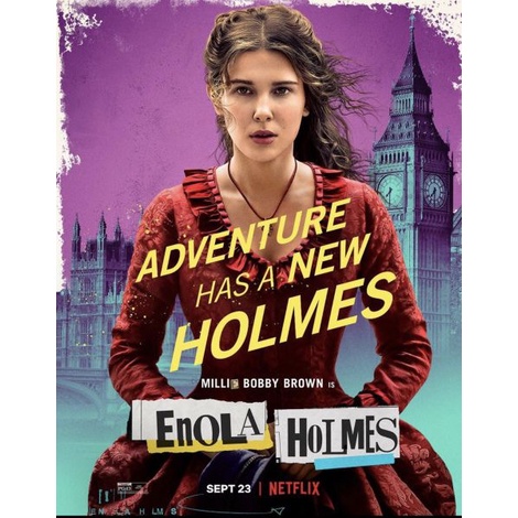Poster Enola Holmes - Enola Holmes - Poster Filme Netflix Enola Holmes ...