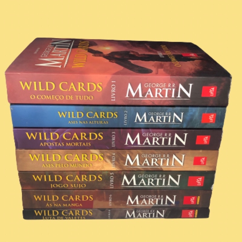 Complete sua Coleção Wild Cards 1, 2, 3, 4, 5, 6, 8 - George R. R ...