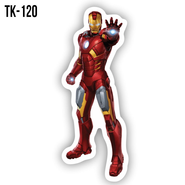 Adesivo Marvel - Homem De Ferro Sticker 10x10cm | Shopee Brasil