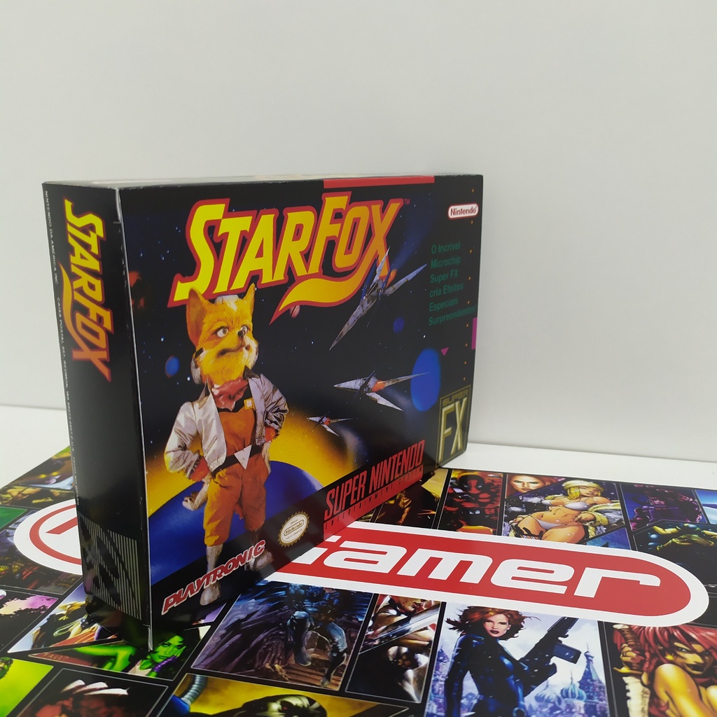 Star Fox - Box Traduzida (Super Nintendo) | Shopee Brasil