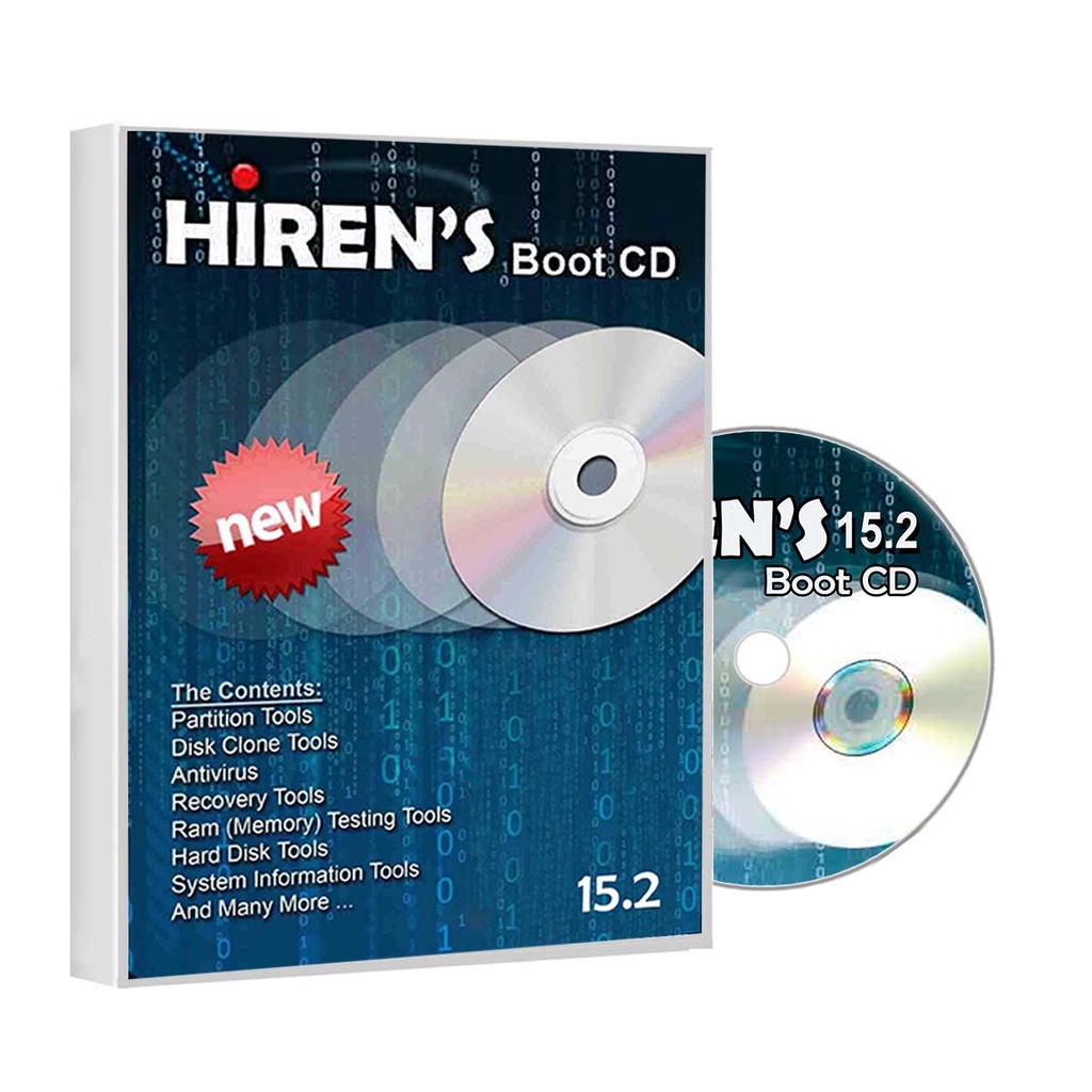 Cd Hirens BootCd 15.2 (Pronta Entrega) | Shopee Brasil