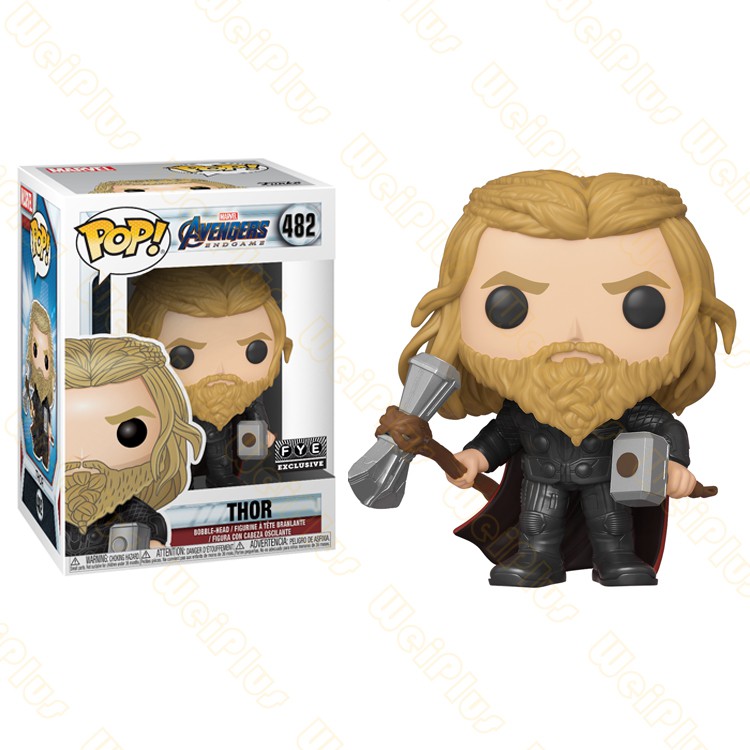 Funko Pop ! Marvel Avengers : Endgame Thor Mjolnir Hammerfall Storm ...