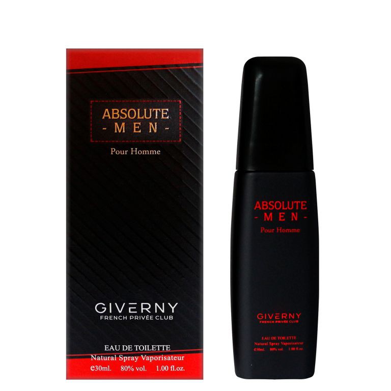 ABSOLUTE MEN POUR HOMME - GIVERNY 30ML | Shopee Brasil