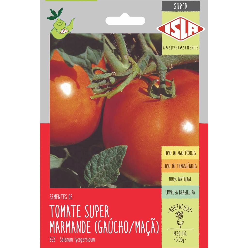 Sementes de Tomate Super Marmande (Gaúcho/Maçã) 3,5g Isla Super ...