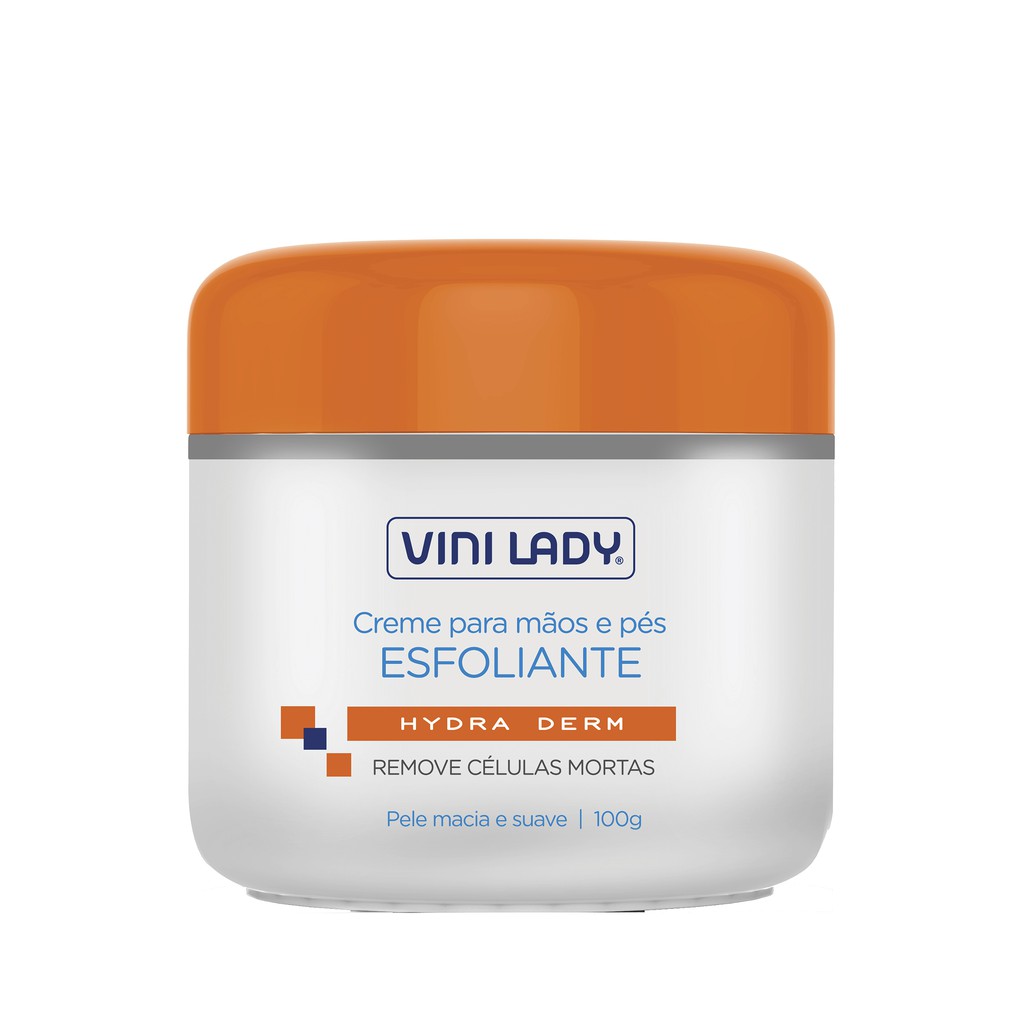 Creme Esfoliante para Mãos e Pés com óleo de Amêndoas 100g - Vini Lady ...