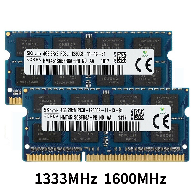 Hynix DDR3L 4GB 8GB 16GB RAM Laptop 1333MHz 1600MHz SODIMM Com Suporte Para Memória PC3L-12800S ...