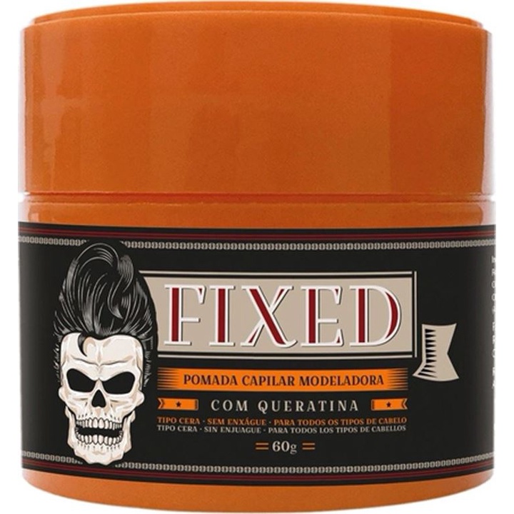 Pomada Capilar Modeladora Com Queratina Fixed 60g | Shopee Brasil