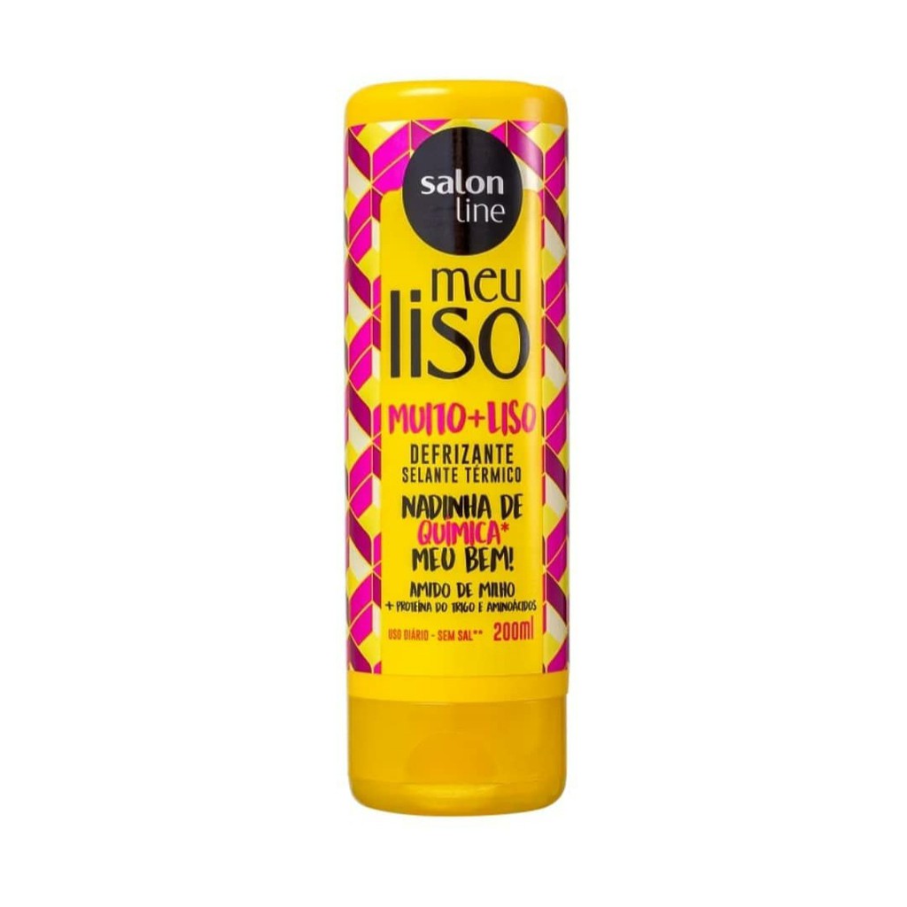 Salon Line Meu Liso Muito+Liso Defrizante 200ml | Shopee Brasil