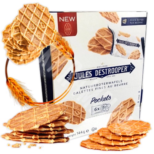 Galettes Fines au Beurre Biscoito Jules Destrooper - Importado Bélgica ...