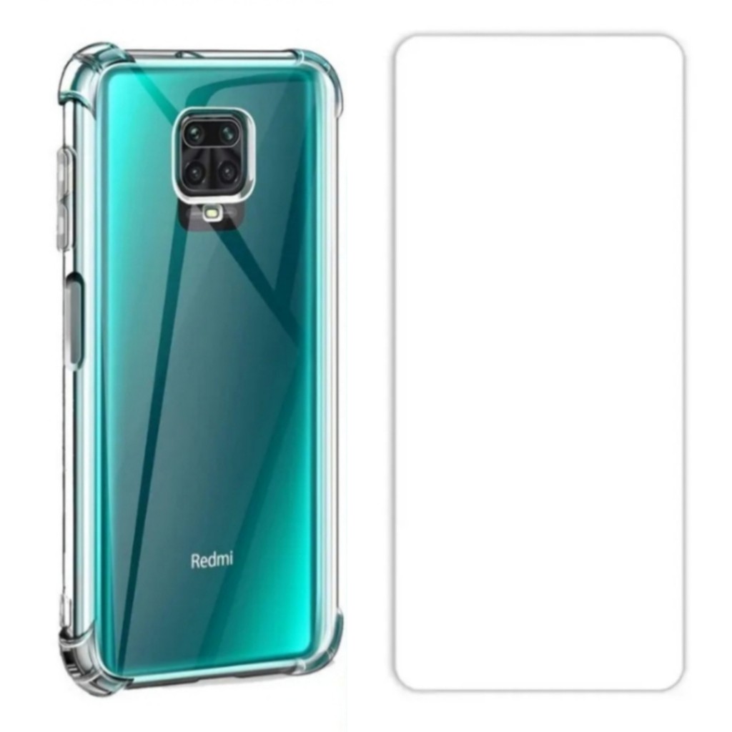 Capa Silicone Xiaomi Redmi Note 9 Pro 9s + Pelicula De Vidro Case ...
