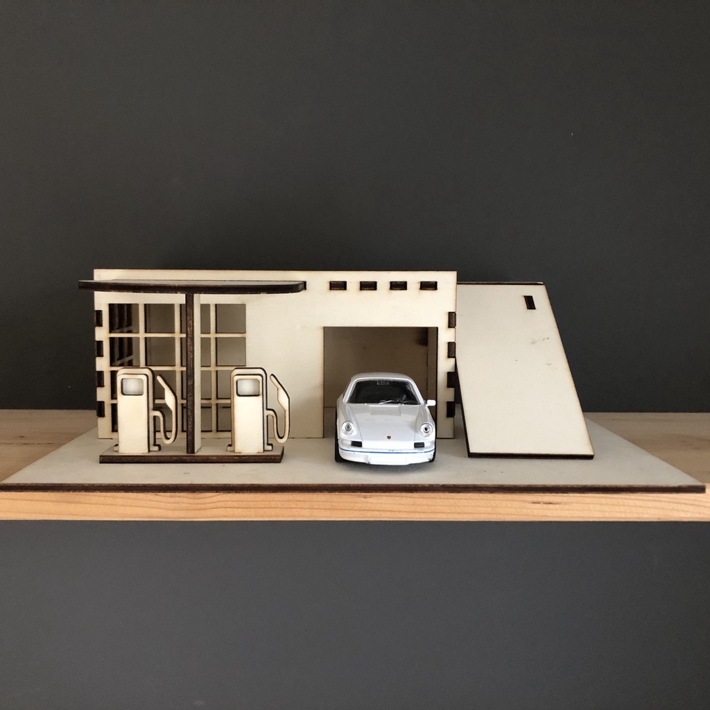 Pista Garagem de carrinhos mini posto de gasolina estacionamento ...